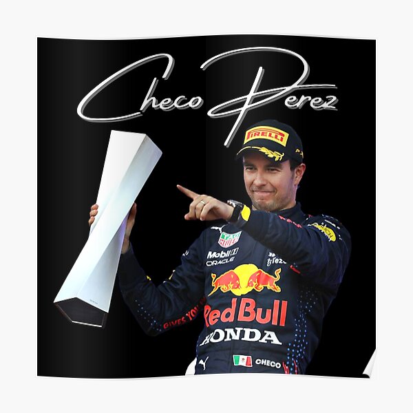 "Sergio "Checo" Perez" Poster by Yunio-B | Redbubble