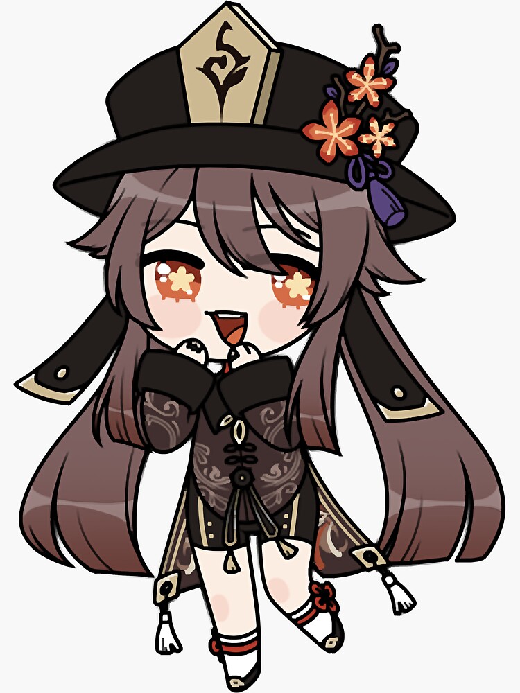 "Hu Tao chibi" Sticker for Sale by MISSKRIST | Redbubble