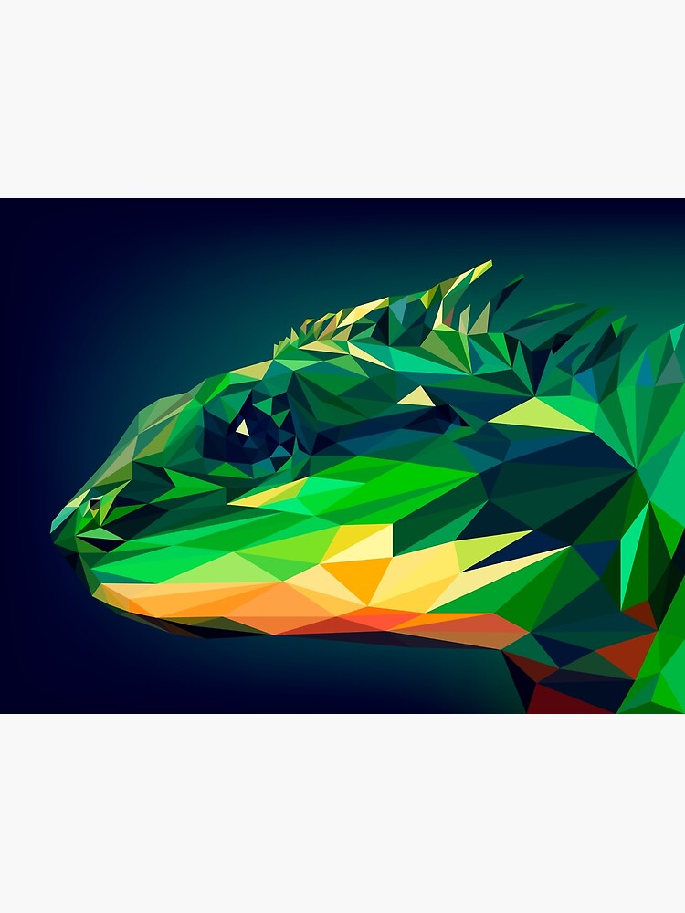 "Geometric Lizard" Poster for Sale by TORONTOTOKYO | Redbubble