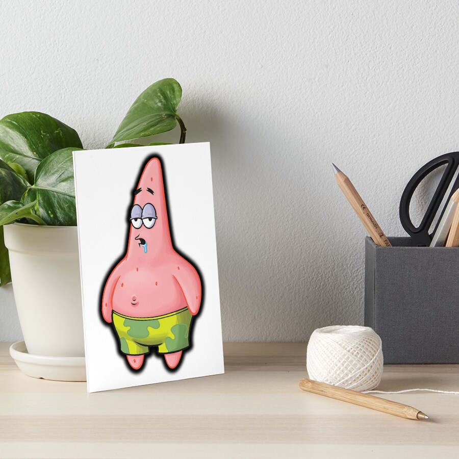 "Patrick Star " Art Board Print by martimmendes | Redbubble