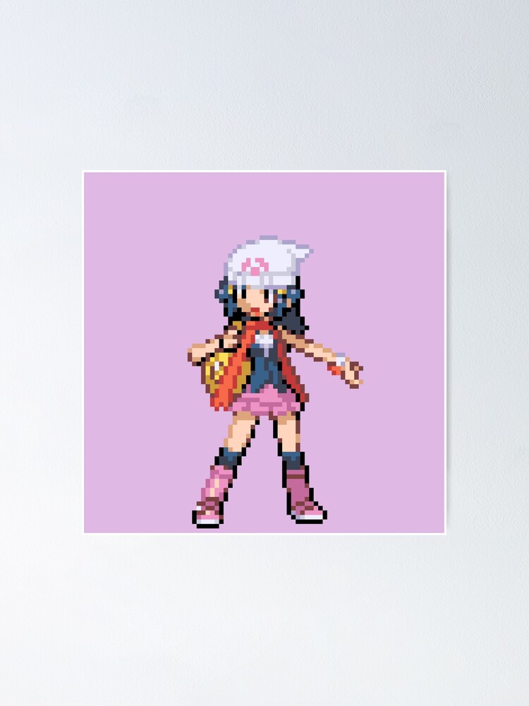 "Dawn Trainer Sprite" Poster for Sale by Biochao | Redbubble