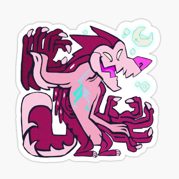 "Werewolf glyph" Sticker for Sale by LeLoupGarou | Redbubble