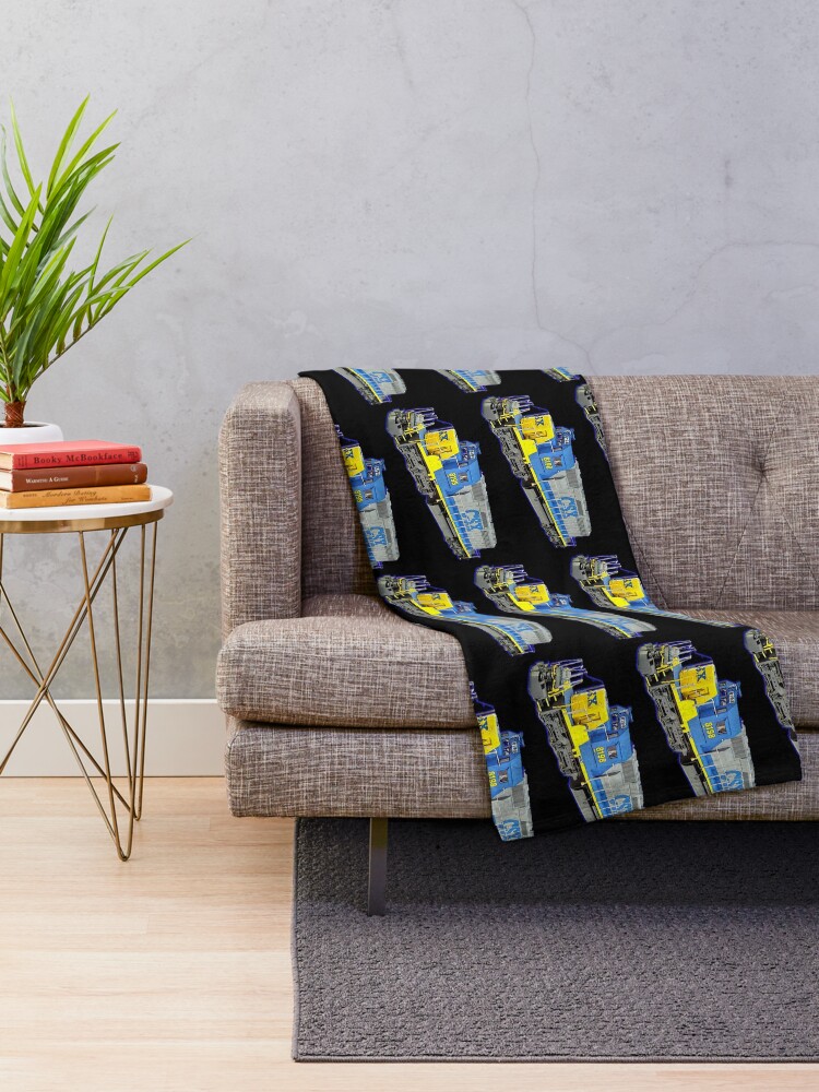 "Freight Train CSX Engine" Throw Blanket for Sale by abowlofsoda ...