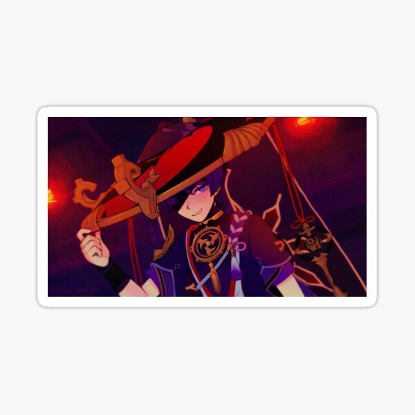 "Scaramouche" Sticker for Sale by goopy-axolotl | Redbubble