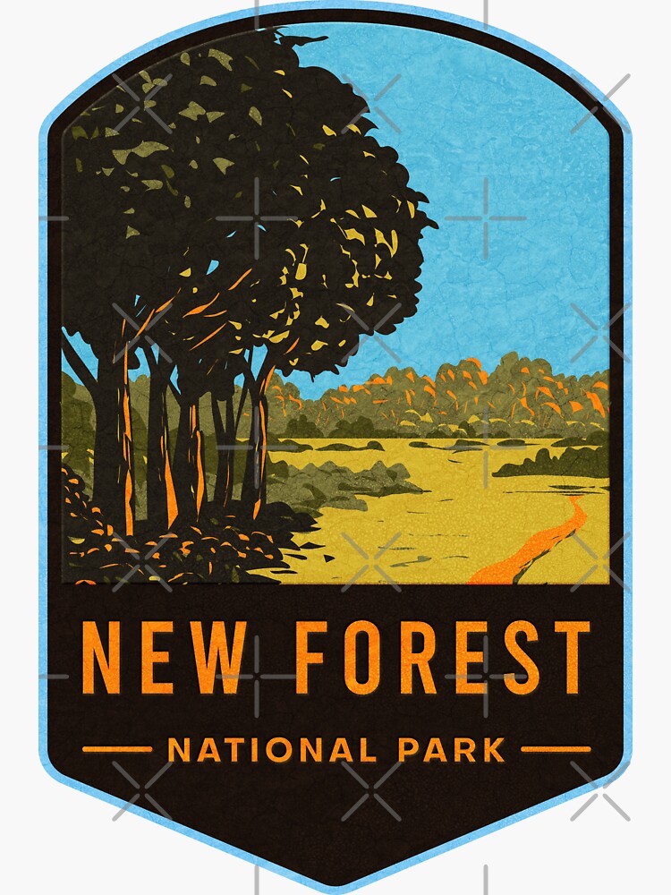 "New Forest National Park" Sticker for Sale by JordanHolmes | Redbubble