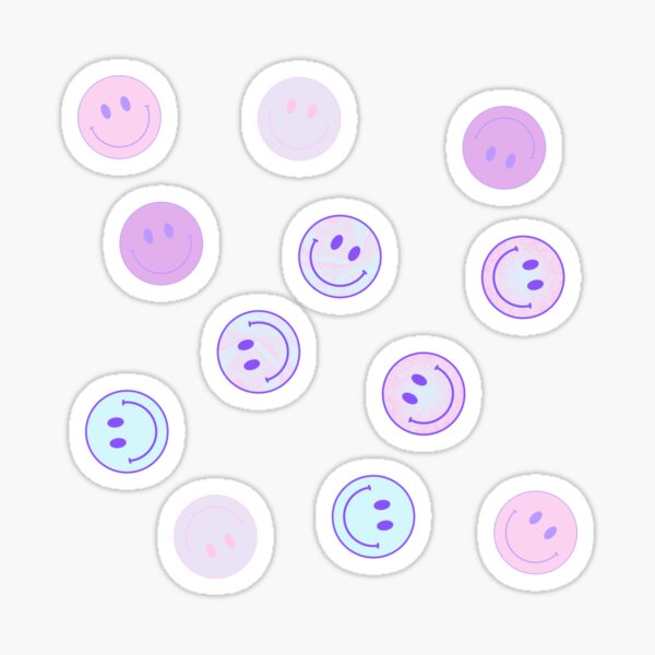 "Smiley Face Pack" Sticker for Sale by ind3finite | Redbubble