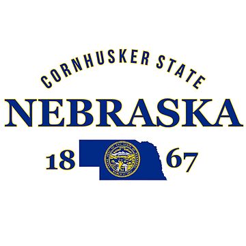 "Nebraska Pride Flag Native Cornhusker State " Sticker for Sale by ...