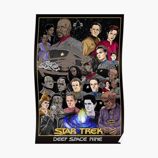 "Star Trek: Deep Space Nine" Poster for Sale by MarcOuellette | Redbubble