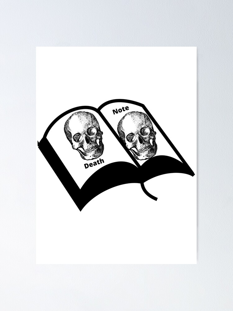 "Death Note -design Death Note" Poster by Tutus971 | Redbubble
