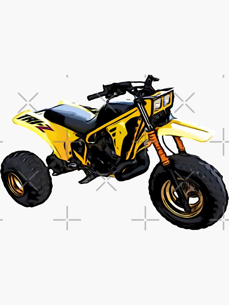 "TRI-Z Three Wheeler" Sticker for Sale by ABrightJeanie64 | Redbubble