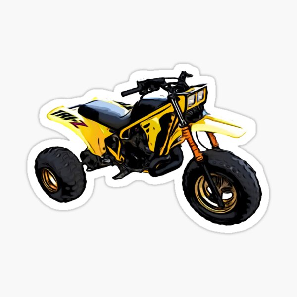 "TRI-Z Three Wheeler" Sticker for Sale by ABrightJeanie64 | Redbubble