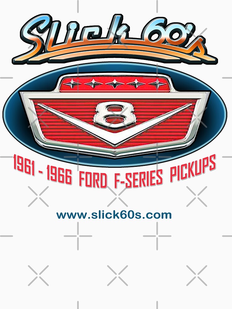 "Slick 60's V8 Emblem Design" T-shirt for Sale by snuggles | Redbubble ...