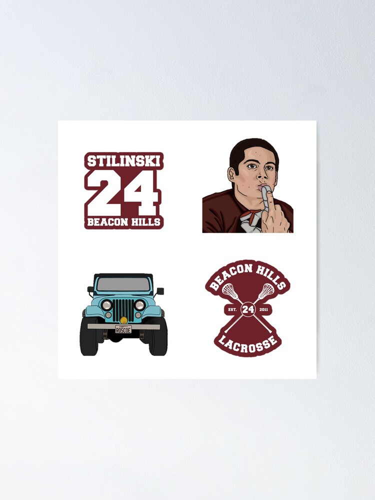 "Stiles Stilinski Sticker Pack" Poster for Sale by sophiepover | Redbubble