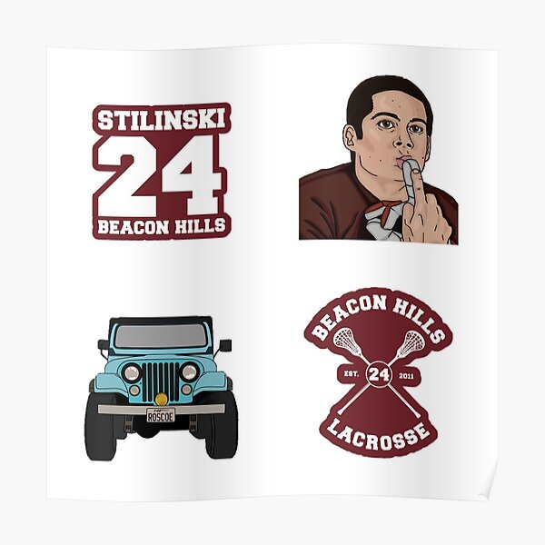 "Stiles Stilinski Sticker Pack" Poster for Sale by sophiepover | Redbubble
