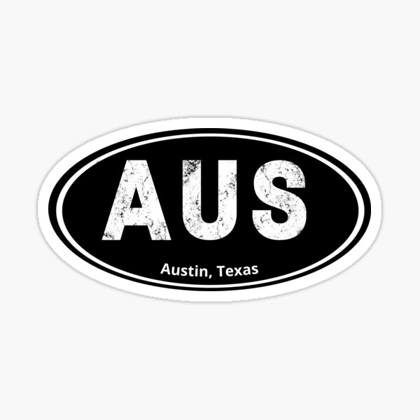 "Austin Texas Pride Call Letters " Sticker for Sale by ShowMePride ...