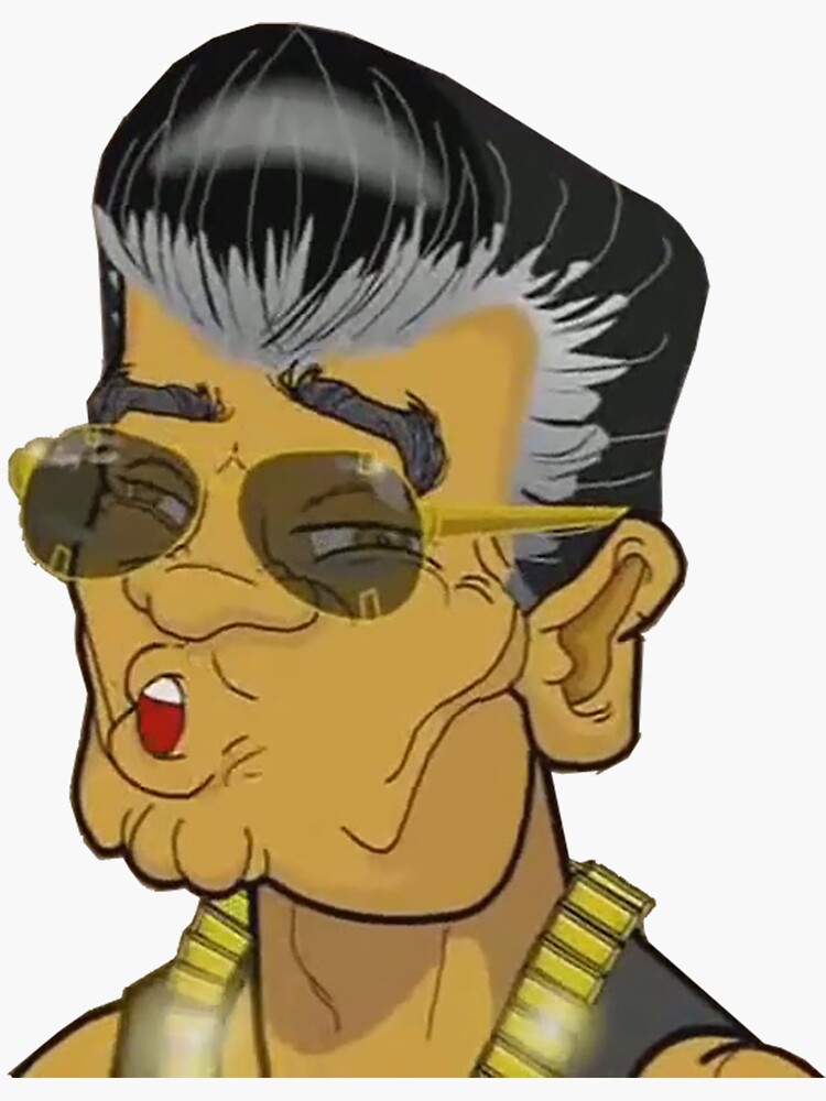 "Nutshack - Tito Face" Sticker by Pathos14489 | Redbubble