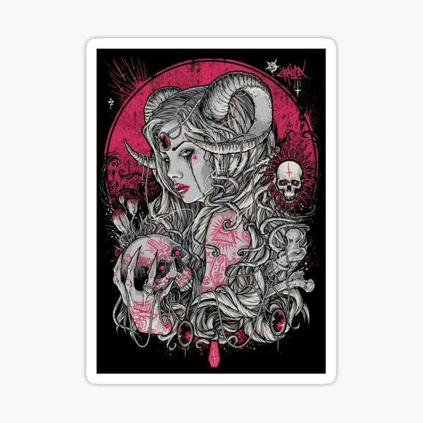 "logo carnifex-3 tanduk kambing" Sticker for Sale by joeki98 | Redbubble