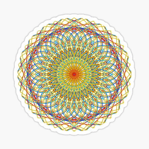 "Kindergarten Color Spiral" Sticker by AuroraFallsArt | Redbubble