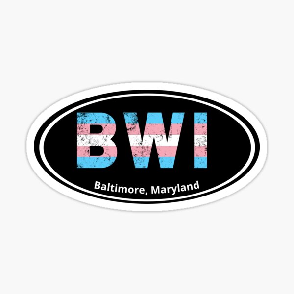 "Baltimore Maryland Transgender Pride" Sticker for Sale by ShowMePride ...