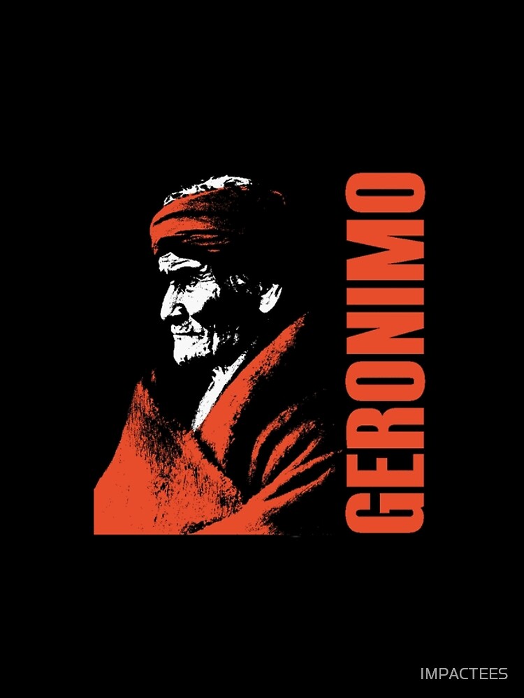 "GERONIMO-APACHE 2" Graphic T-Shirt Dress for Sale by IMPACTEES | Redbubble
