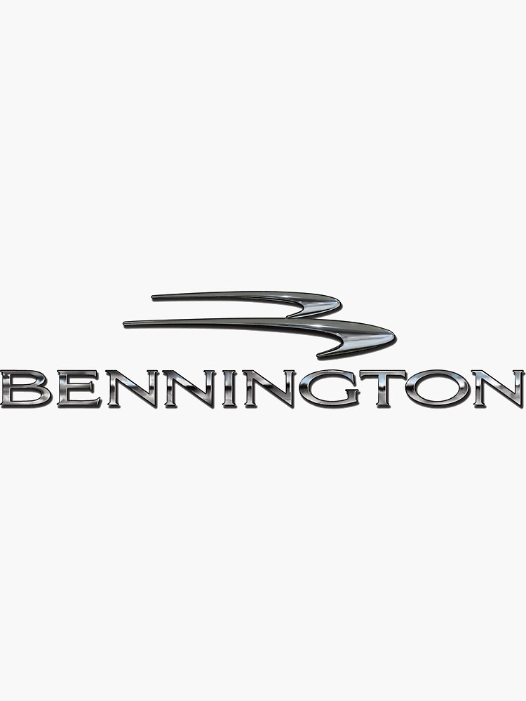 "Bennington Boat Logo " Sticker by Ududdulutek | Redbubble