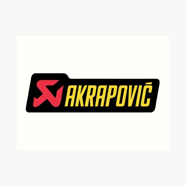 "RACING-AKRAPOVIC EXHAUST LOGO" Art Print for Sale by niavrama | Redbubble