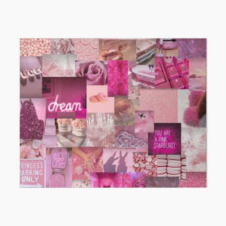 "Pink aesthetic collage " Art Board Print by LEOsssss | Redbubble