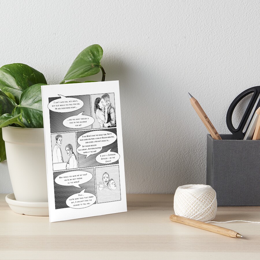 "FitzSimmons Comic" Art Board Print by DakaraJayne | Redbubble