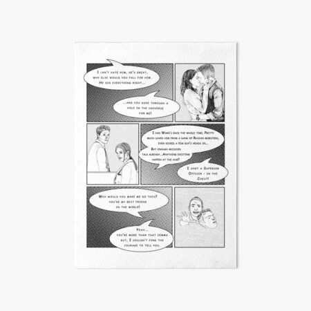 "FitzSimmons Comic" Art Board Print by DakaraJayne | Redbubble