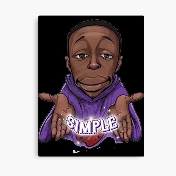 "Khaby Lame - Learn from Khaby, Khaby Lame meme," Canvas Print by ...