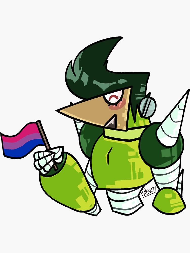 "OKKO Raymond Bi Flag" Sticker for Sale by newtbox | Redbubble