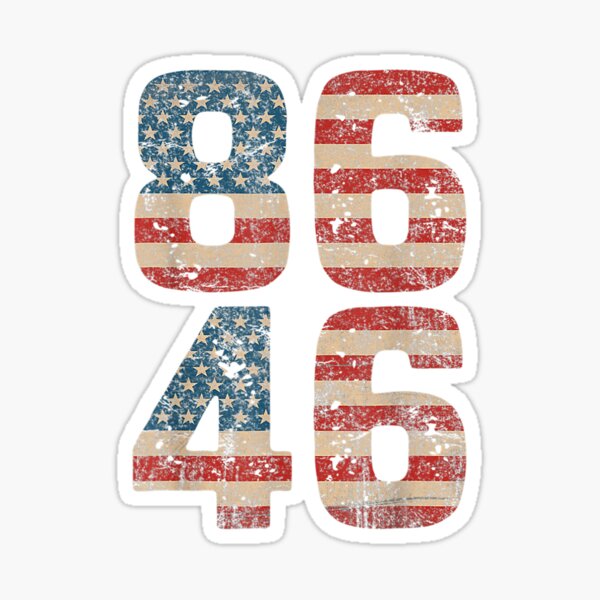 "86 46 Impeach Biden 46 Vintage Distressed 8646 Anti Biden T-Shirt ...