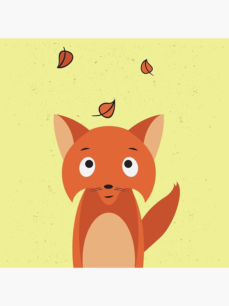 "Cute Foxie " Poster for Sale by TORONTOTOKYO | Redbubble