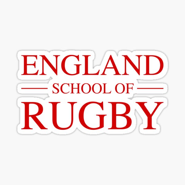 "England School of Rugby" Sticker for Sale by phunknomenon | Redbubble