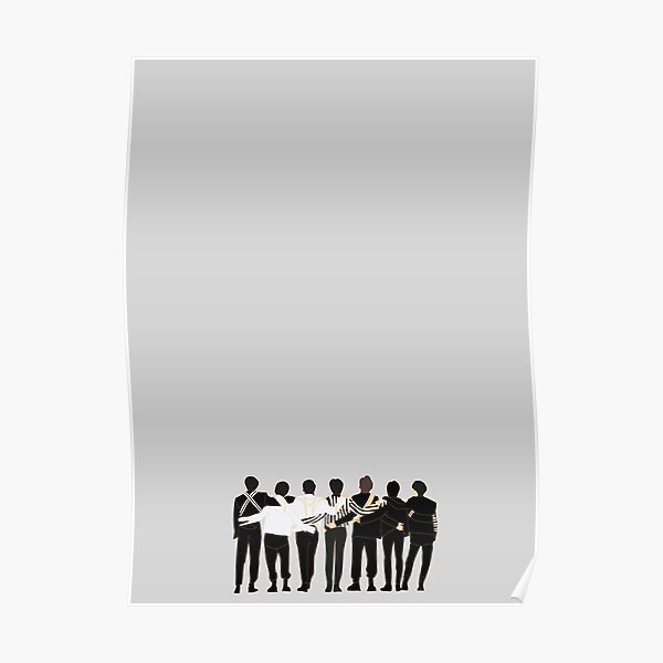"bts OT7 illustration" Poster for Sale by KashishBarot | Redbubble