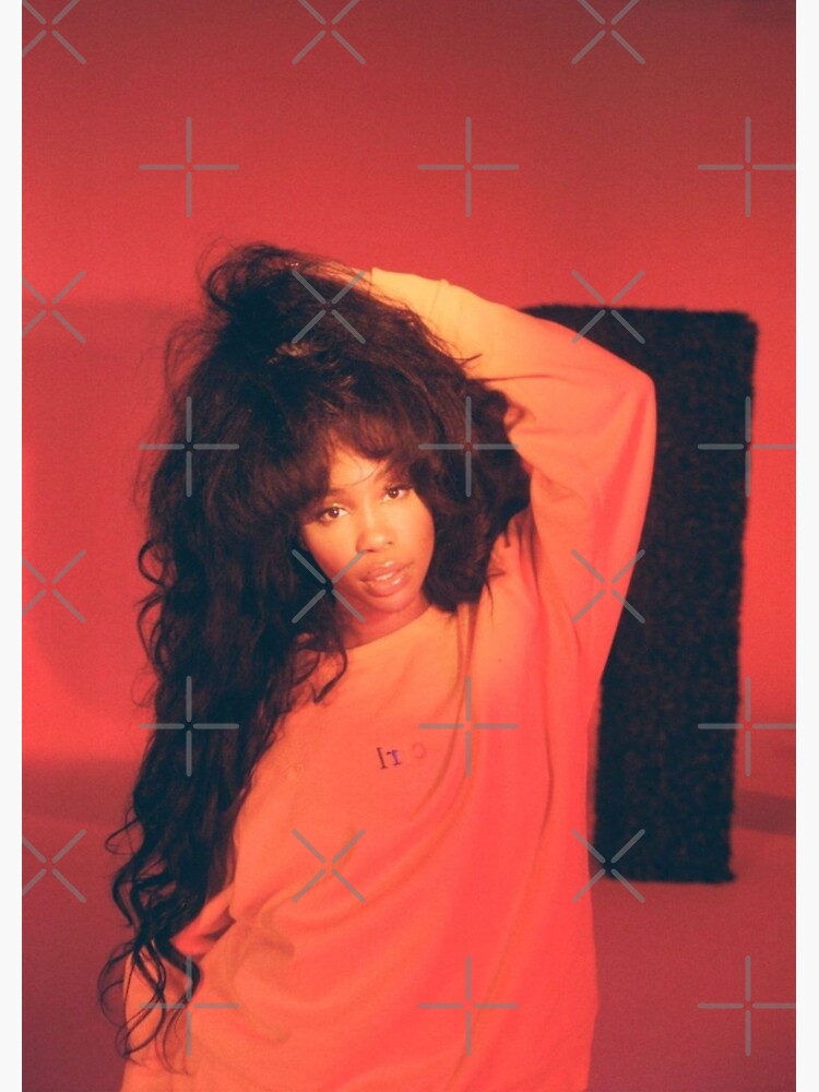 "Sza Background Red" Sticker for Sale by mgpeterson590 | Redbubble