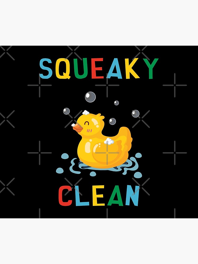 "Squeaky Clean - Cute Kids Bathroom " Poster by rawresh6 | Redbubble