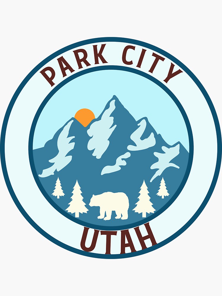 "park city utah" Sticker for Sale by Us-nature | Redbubble