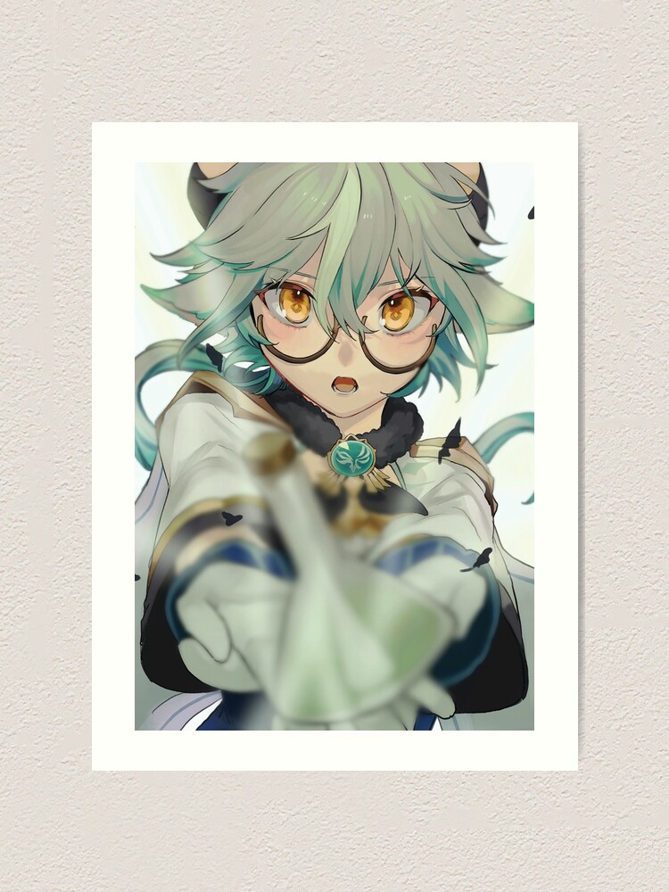 "Genshin Impact Sucrose" Art Print for Sale by antioneart | Redbubble