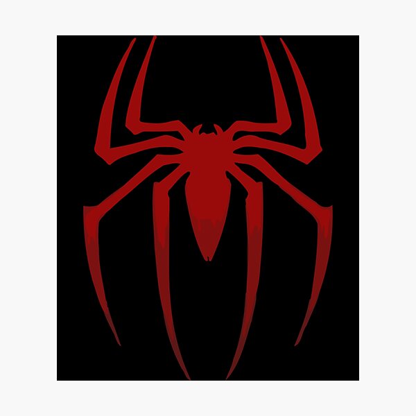"Spider Logo Sticker" Photographic Print by eyerlinn | Redbubble