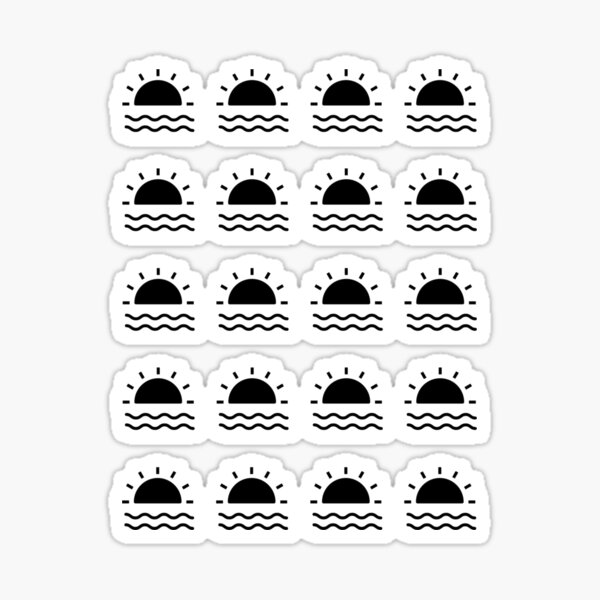 "Sunrise" Sticker by PSheekey | Redbubble