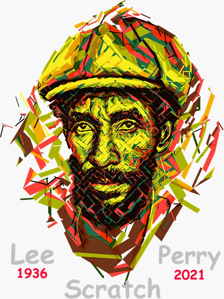 "Lee Scratch Perry " Sticker for Sale by darrengrealish | Redbubble