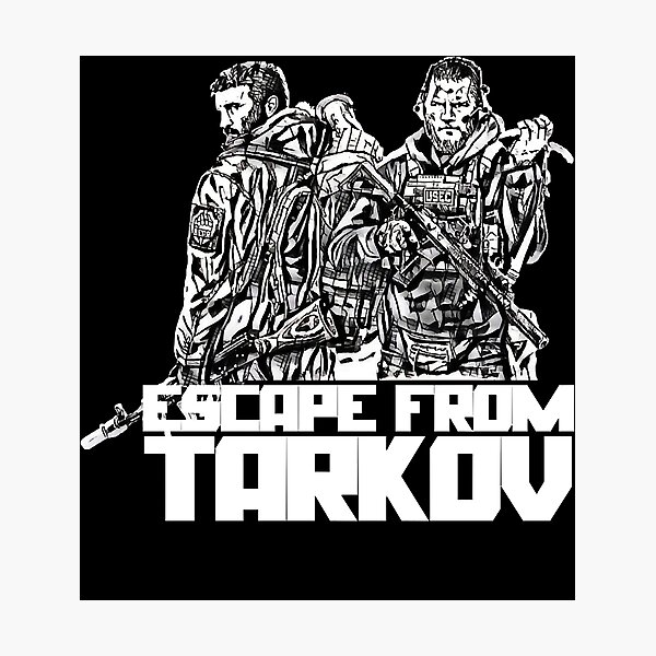 Lámina fotográfica «Black Art Escape From Tarkov Bear vs Usec Essential ...