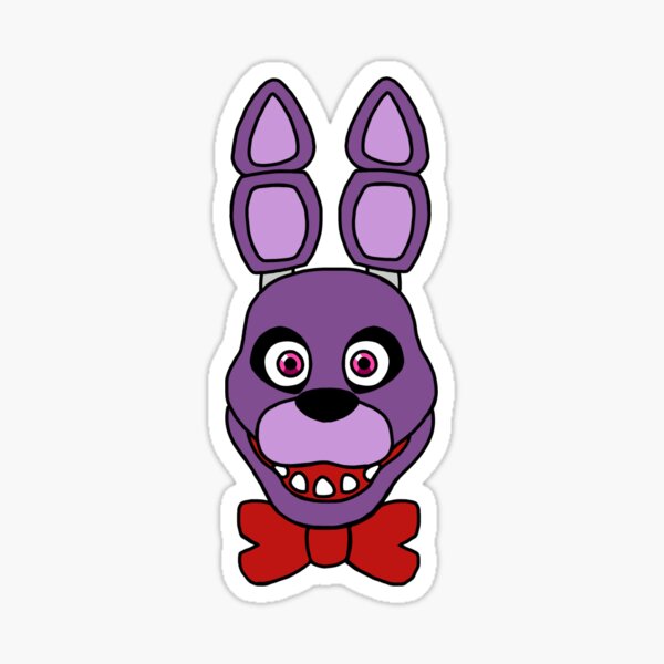 "Fnaf 1 Bonnie" Sticker by GhostPaws | Redbubble