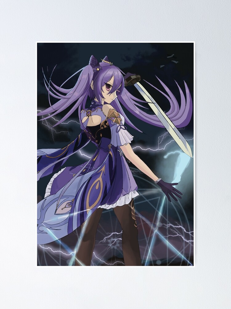 "Genshin Impact Keqing" Poster for Sale by roycool | Redbubble