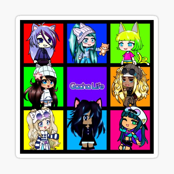 "Kawaii chibi Gacha art" Sticker by Infdesigner | Redbubble