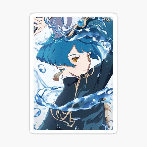 "Genshin Impact Xingqiu" Sticker for Sale by antioneart | Redbubble