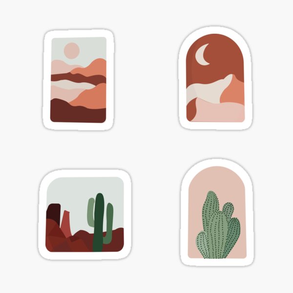 "Desert vintage pack" Sticker for Sale by DiduWeer | Redbubble