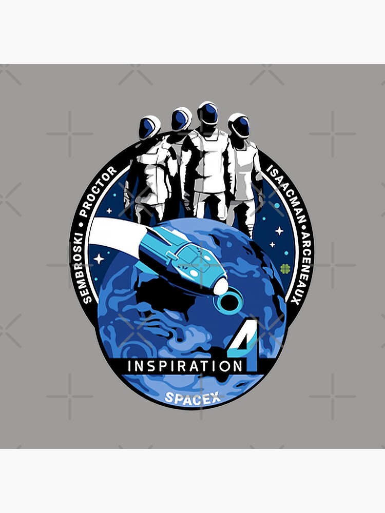 "SpaceX Inspiration4 insignia" Art Print for Sale by trendistudio ...