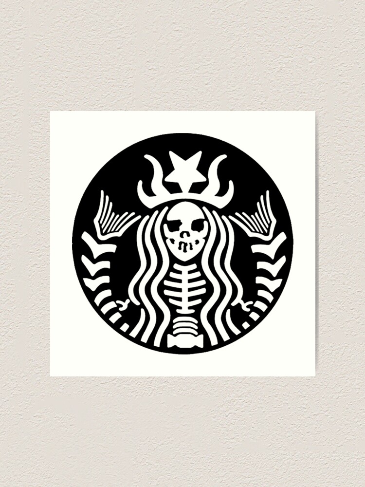 "Starbucks gothic logo " Art Print by NarimanArt | Redbubble